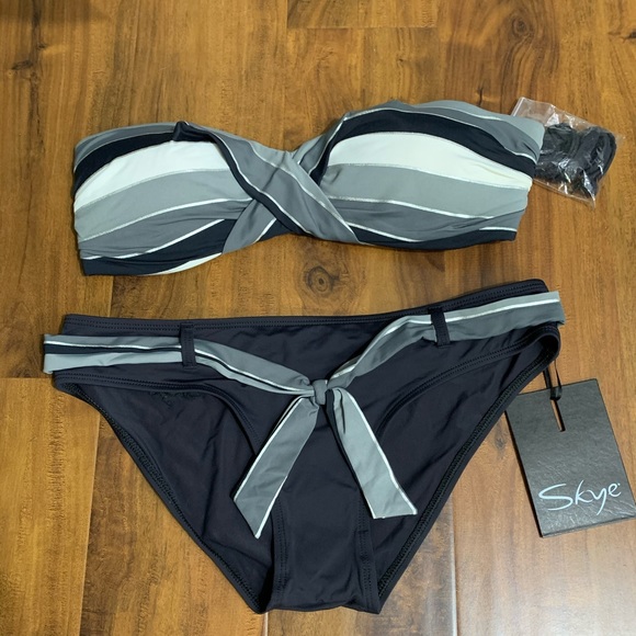 Skye Swimwear | Swim | Skye Stripe It Up Bikini Set | Poshmark